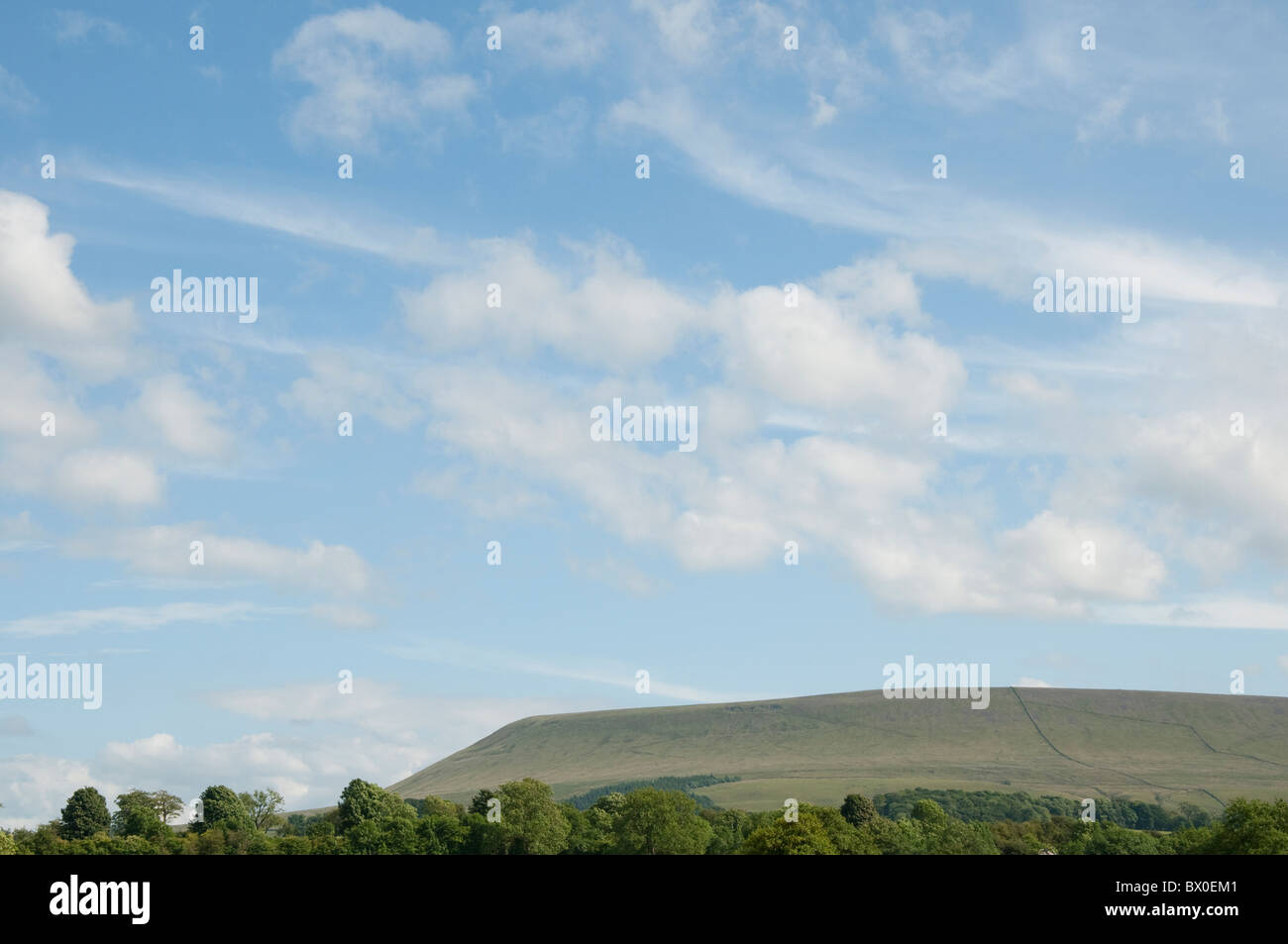 Pendle Hill area in Lancashire in Northern England Stock Photo - Alamy