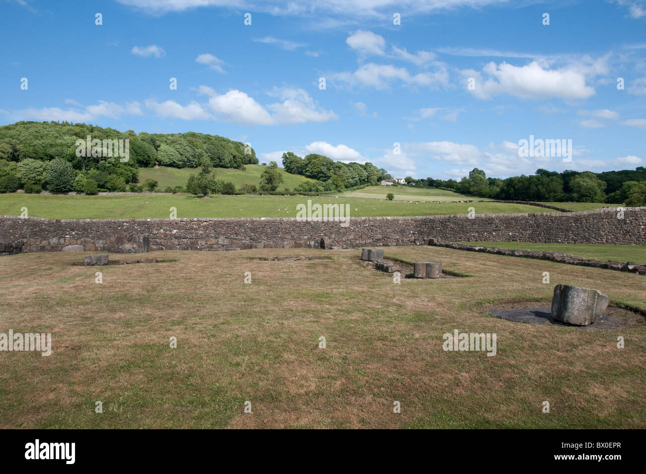 The Ruins of Sawley Abbey which was an abbey of Cistercian monks in the ...