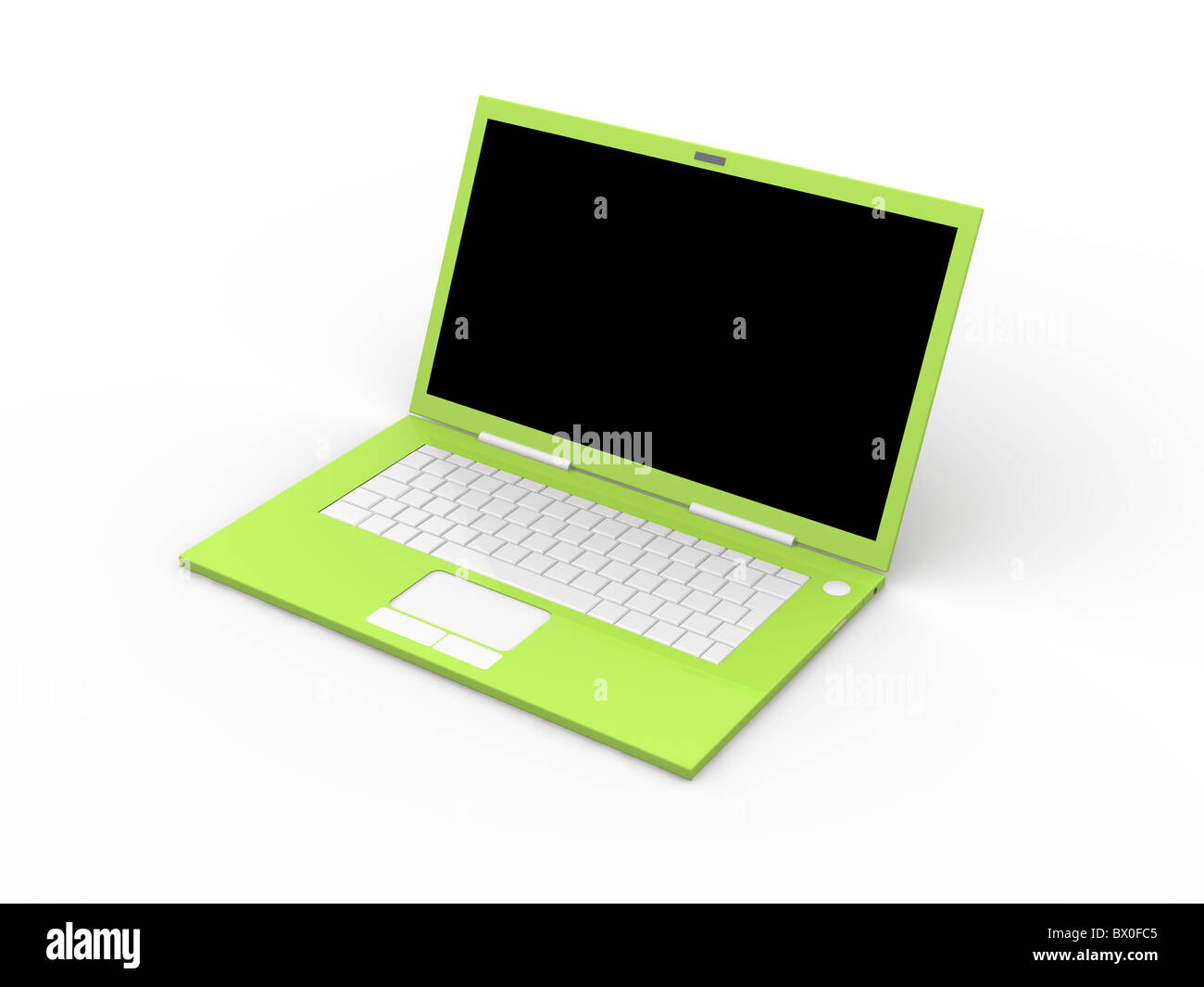3d render laptop computer Cut Out Stock Images & Pictures - Alamy