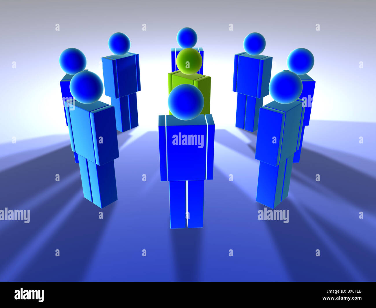 One is getting the attention Stock Photo - Alamy