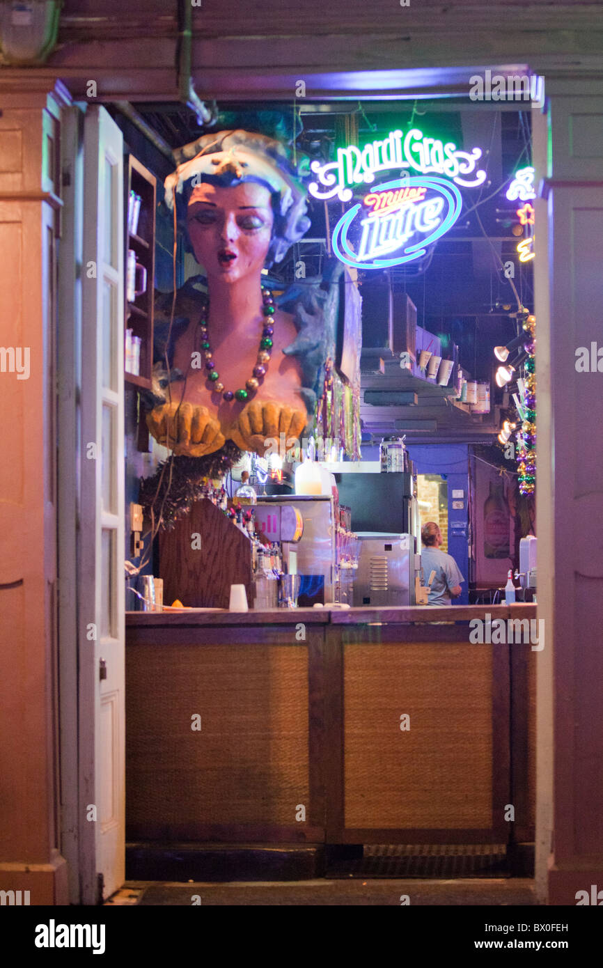 Bourbon Street in New Orleans, Louisiana's French Quarter is home to ...