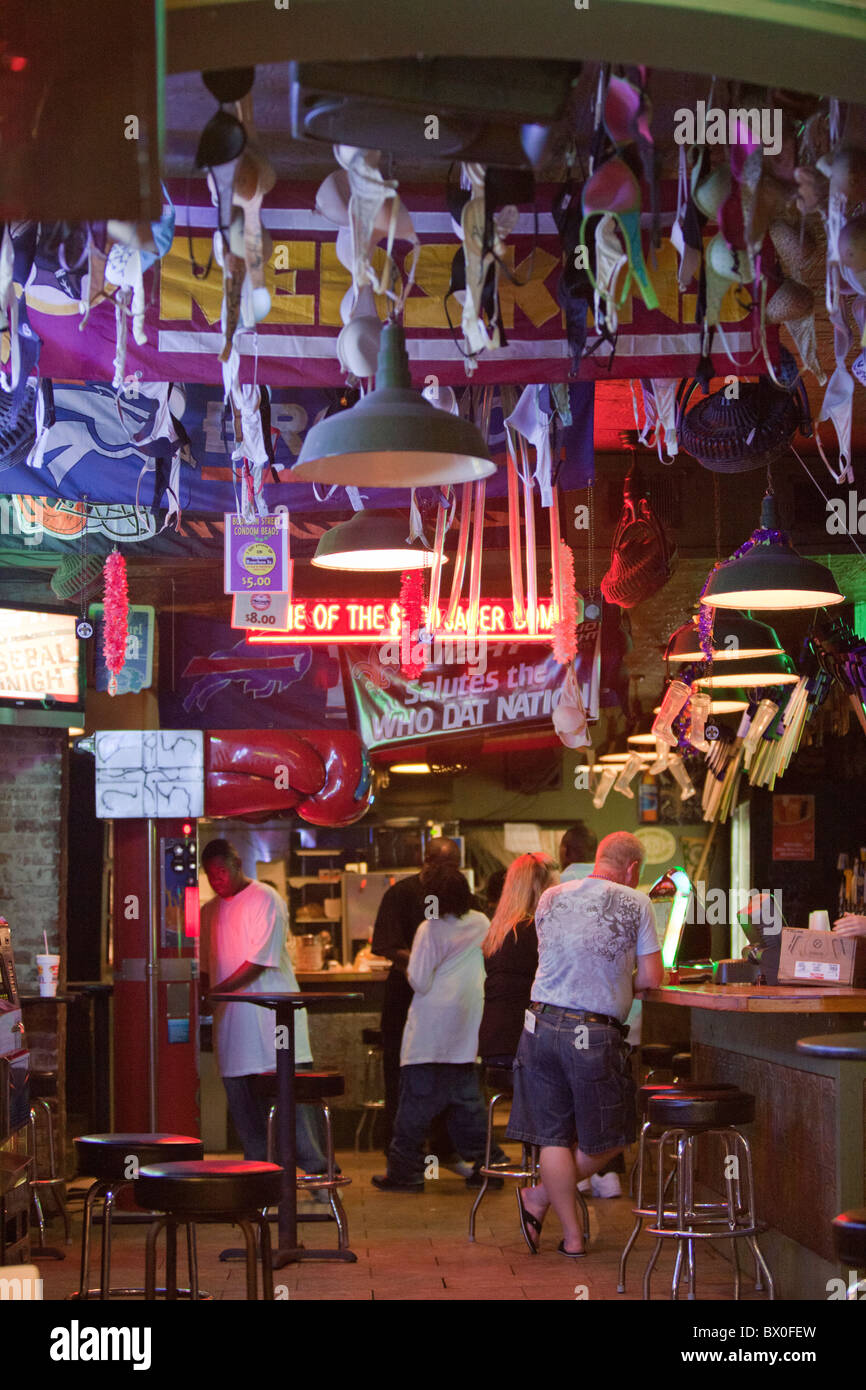 Bourbon Street in New Orleans, Louisiana's French Quarter is home to ...