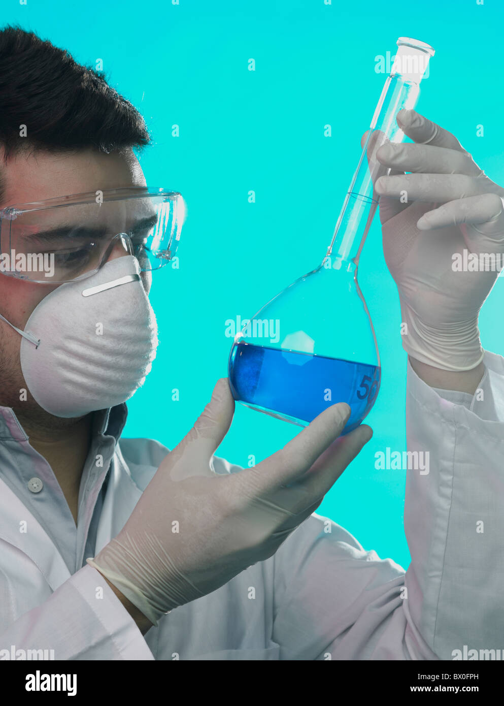 Young man scientist in chemistry Stock Photo - Alamy