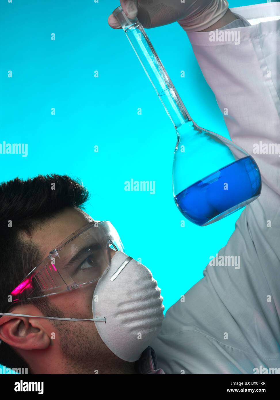 Young man scientist in chemistry Stock Photo - Alamy