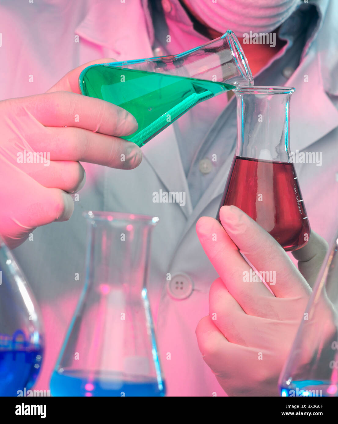 Young man scientist in chemistry Stock Photo - Alamy