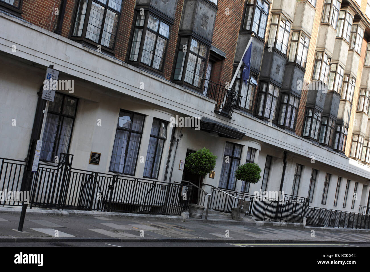 The front facade and main entrance off King Edward V11 Hospital for ...