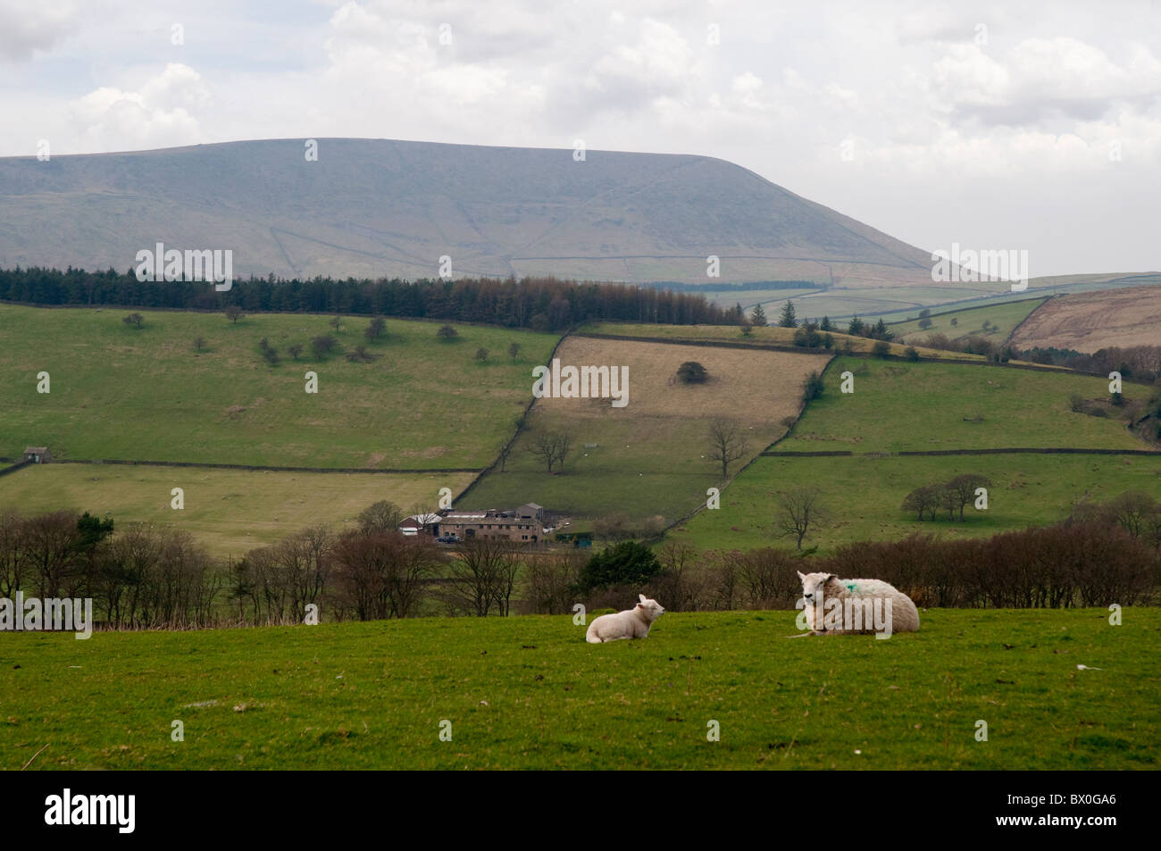 Pendle Hill area in Lancashire in Northern England Stock Photo - Alamy
