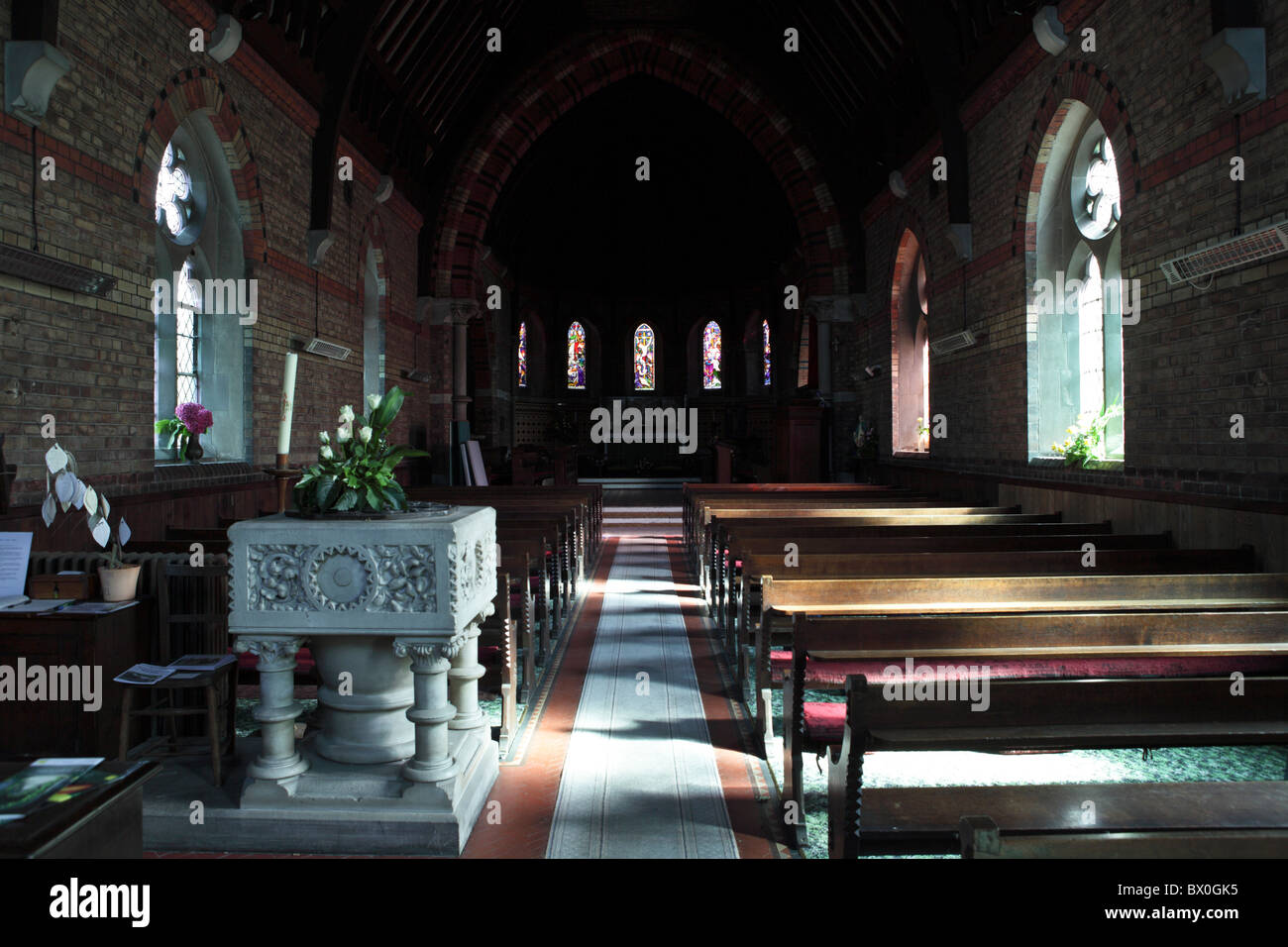 Victorian windows church churches english england uk interior interiors ...