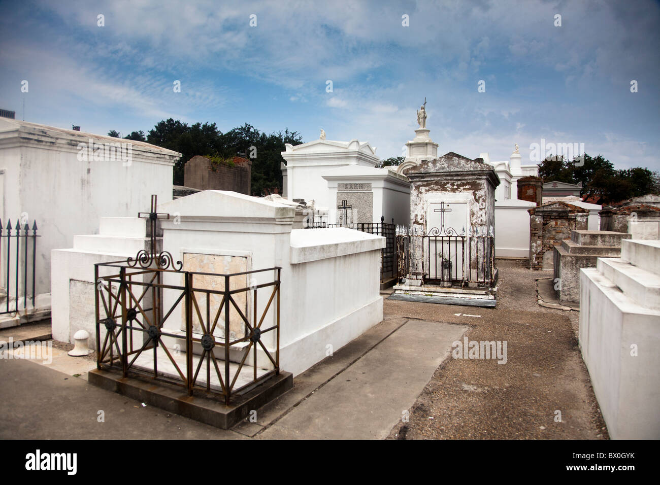 St. Louis Cemetery #1 is one of many above-ground cemeteries in the ...
