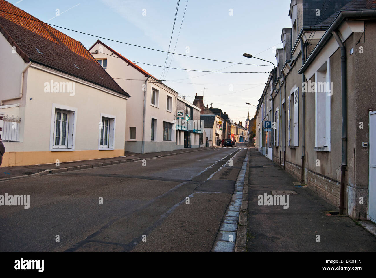 street and house in Bessè sur Braye Stock Photo - Alamy
