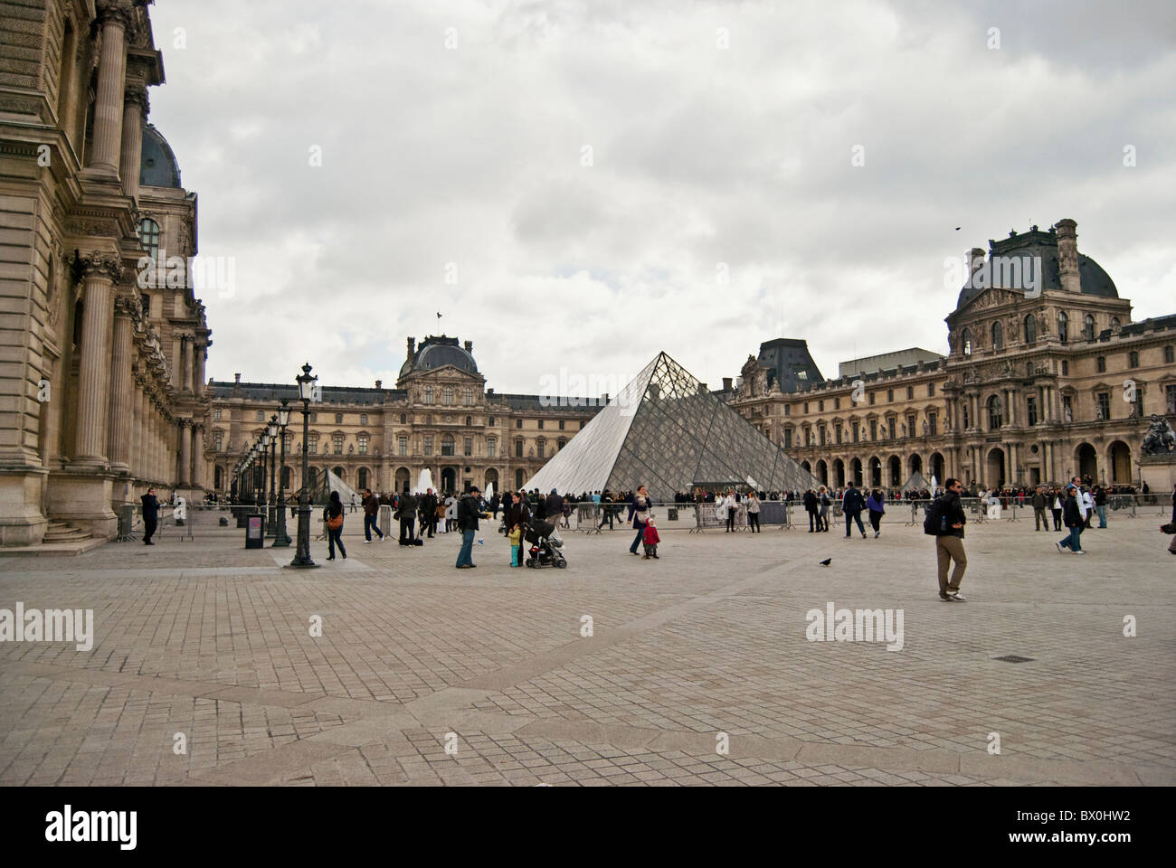 Louvre Pyramid, Paris, France Stock Photo - Alamy
