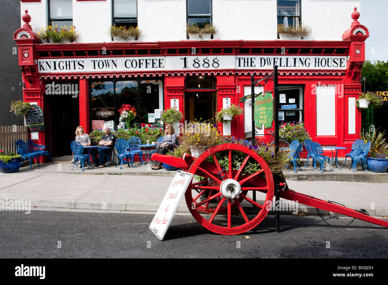 Knightstown Coffee Shop, Valentia Island County Kerry Ireland Stock ...