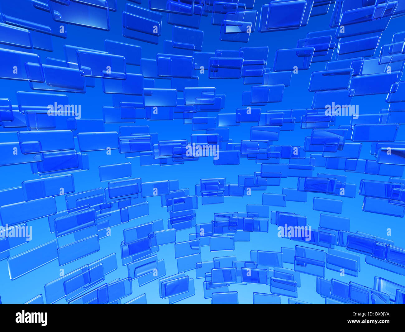 global communication, blue 3d background Stock Photo - Alamy
