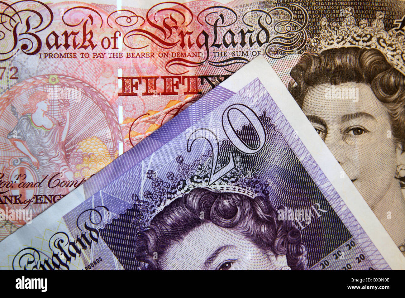 British Pound Bank Notes Stock Photo - Alamy