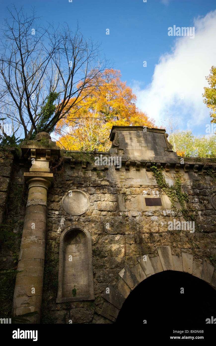 Sapperton Tunnel Coates Gloucestershire UK Cotswold Canal Portal Stock ...