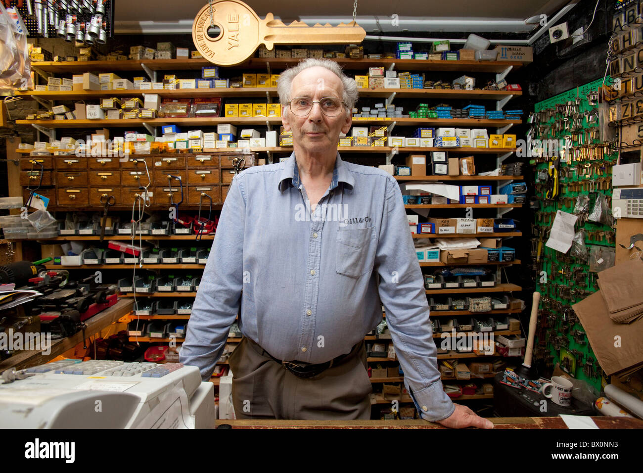 Michael Read 62, serving in Gills in Oxford the country's oldest ...