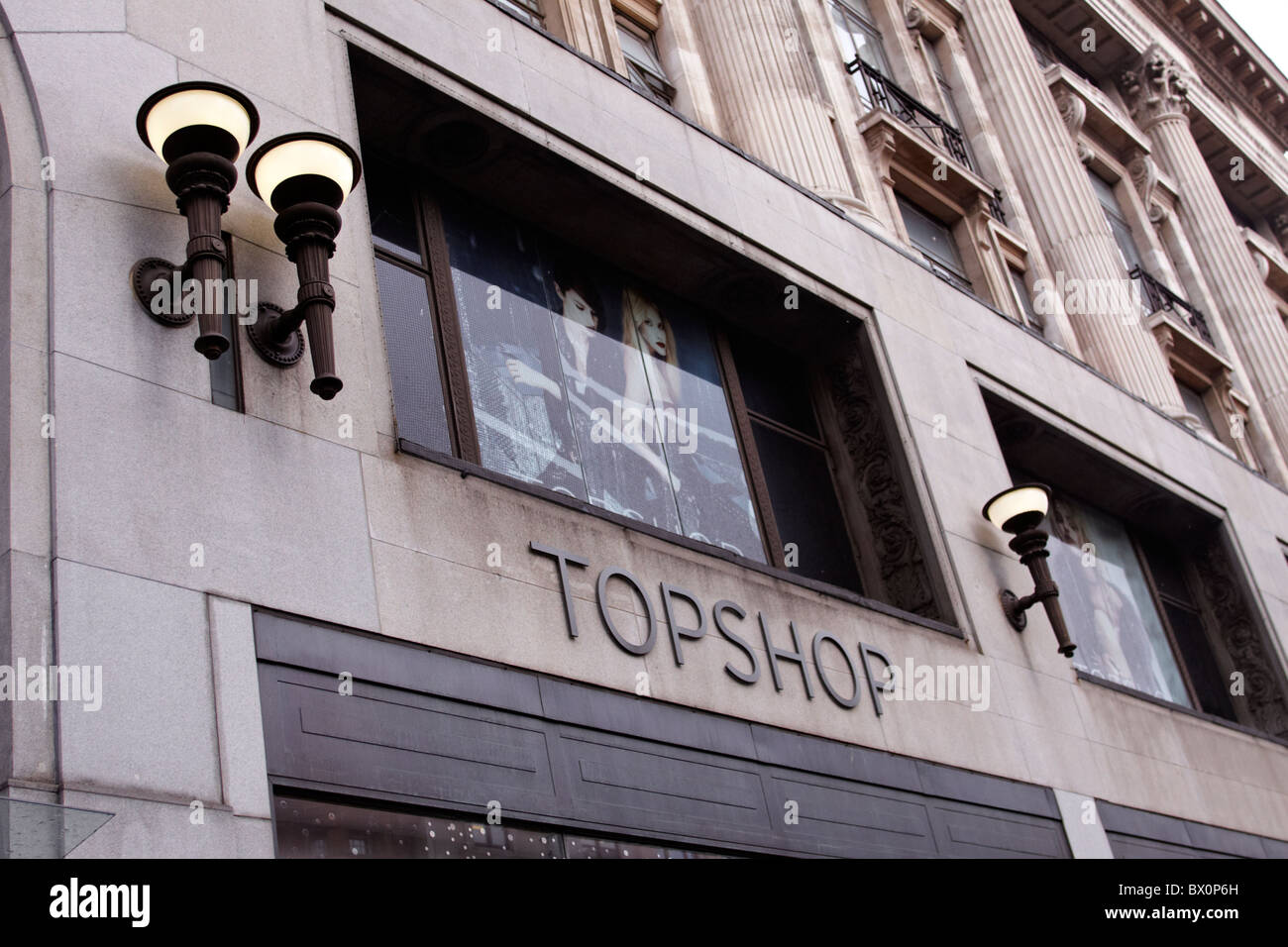 Exterior of Topshop store on Oxford Street Stock Photo - Alamy