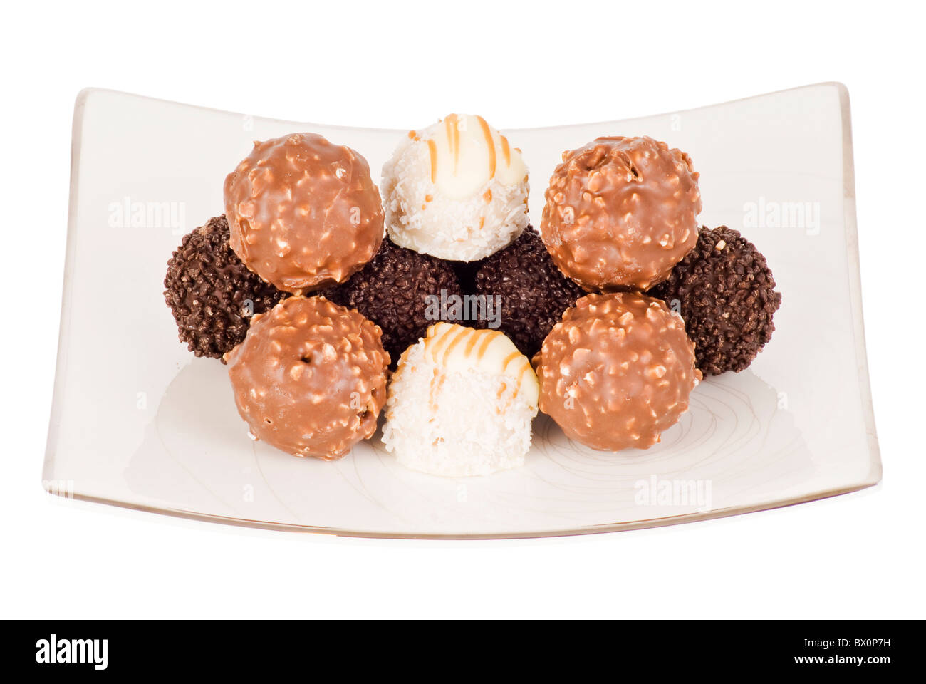 Chocolate cocoa balls on hi-res stock photography and images - Alamy