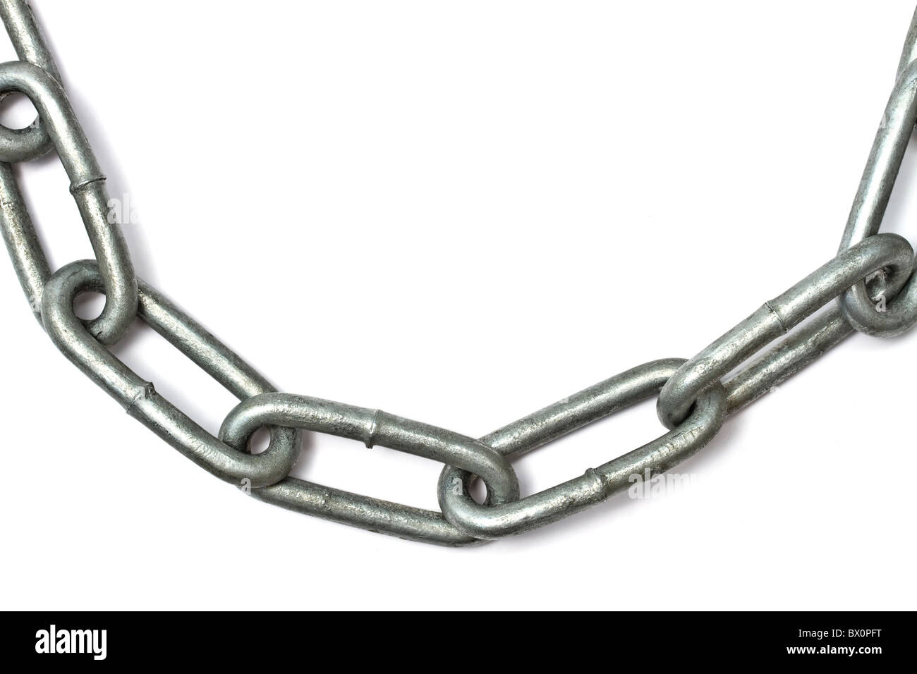 Chains isolated on white background Stock Photo - Alamy