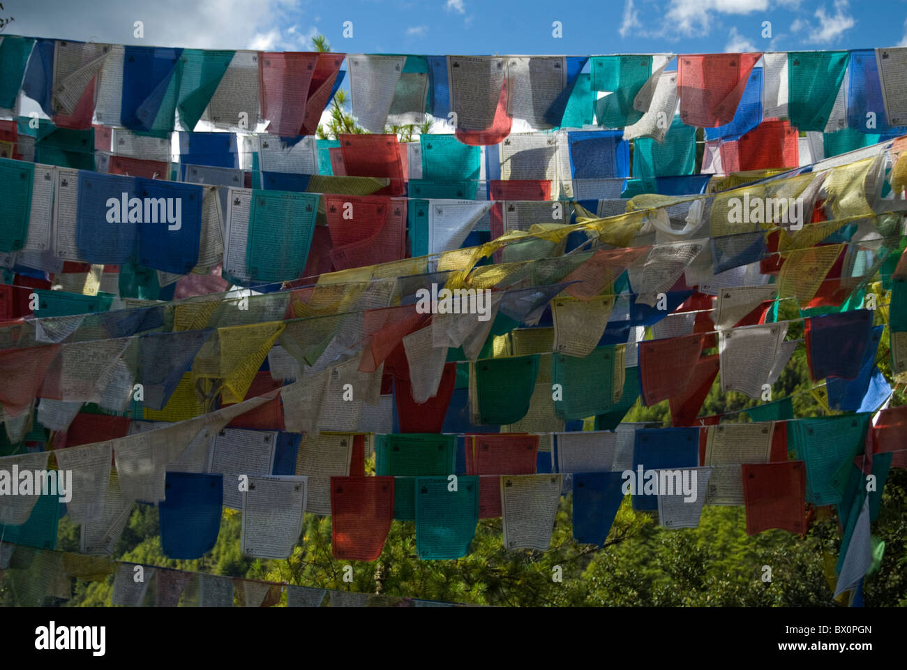 Tibetan monastery flag hi-res stock photography and images - Alamy