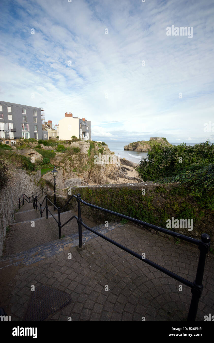 Tenby Pembrokeshire Wales UK Sea Front Esplanade Stock Photo - Alamy