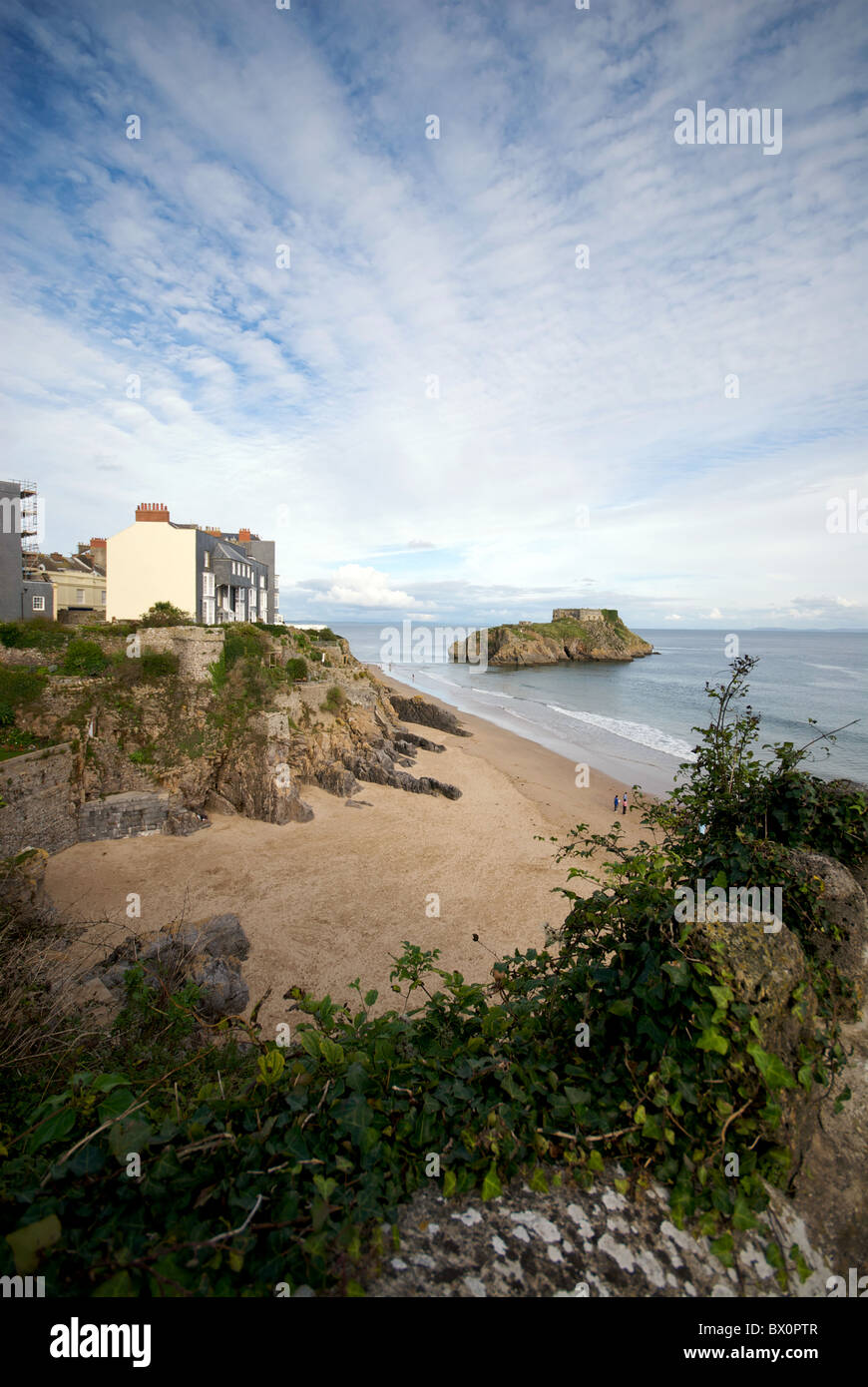 Tenby Pembrokeshire Wales UK Sea Front Esplanade Stock Photo - Alamy