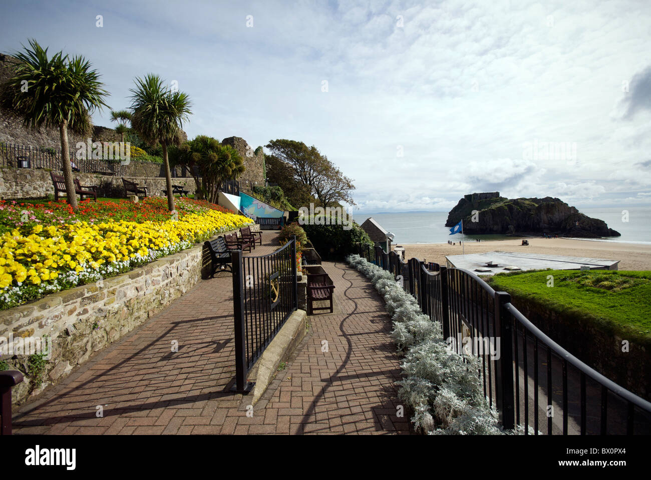 Tenby Pembrokeshire Wales UK Sea Front Esplanade Stock Photo - Alamy