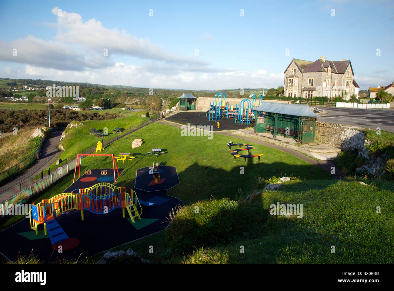 Tenby Pembrokeshire Wales UK Sea Front Esplanade Stock Photo - Alamy