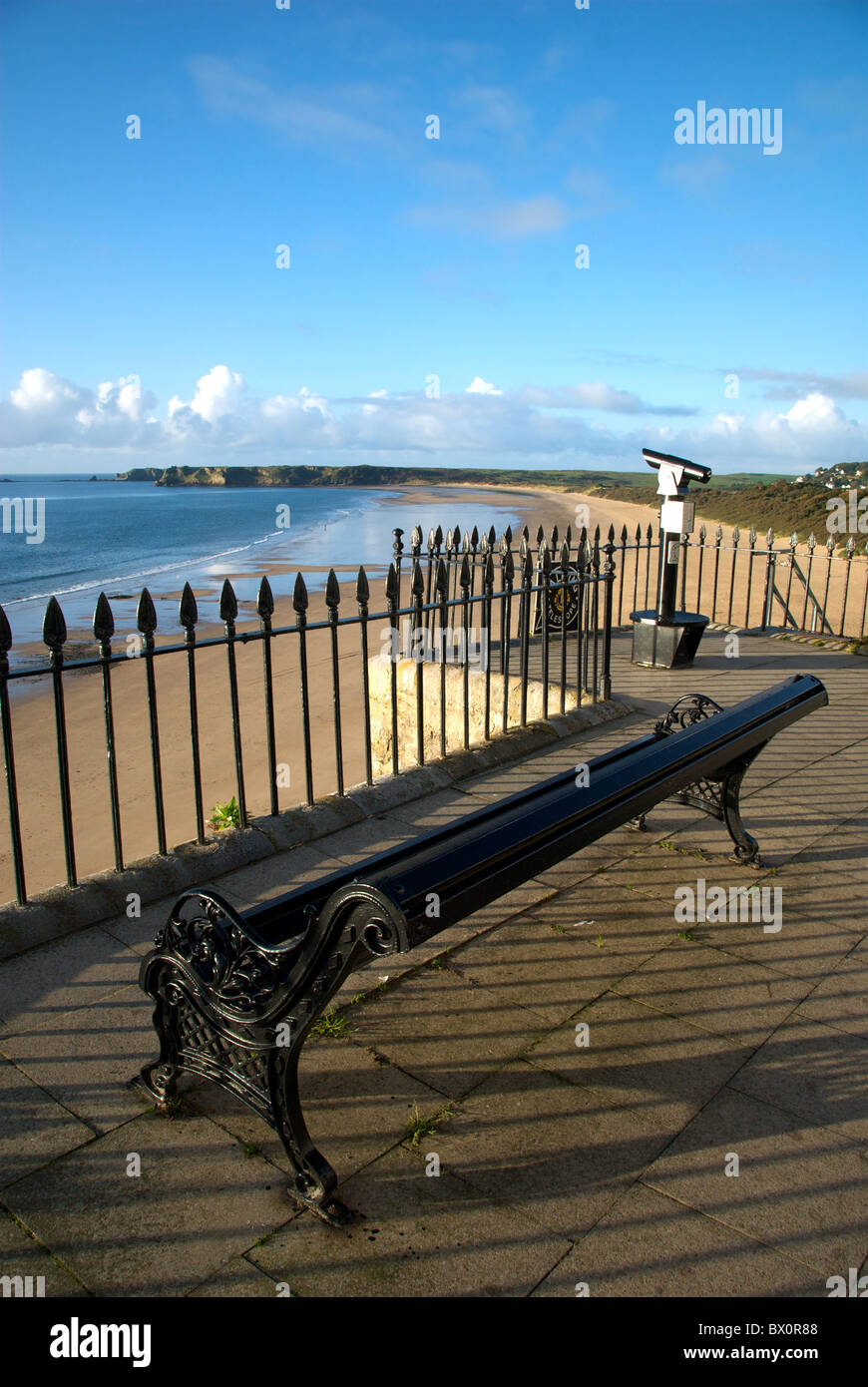 Tenby Pembrokeshire Wales UK Sea Front Esplanade Stock Photo - Alamy