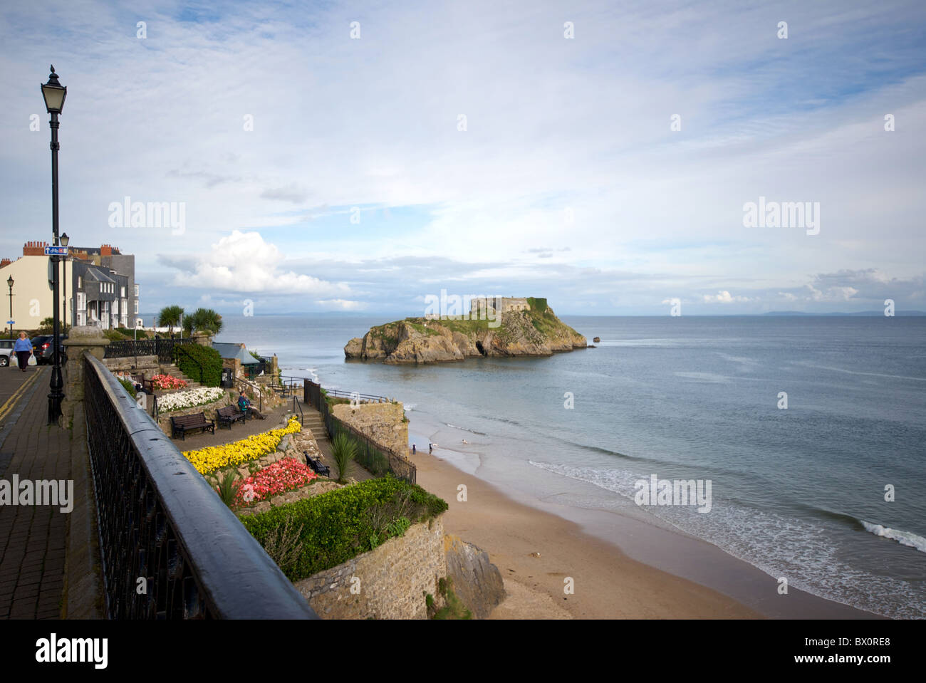 Tenby Pembrokeshire Wales UK Sea Front Esplanade Stock Photo - Alamy