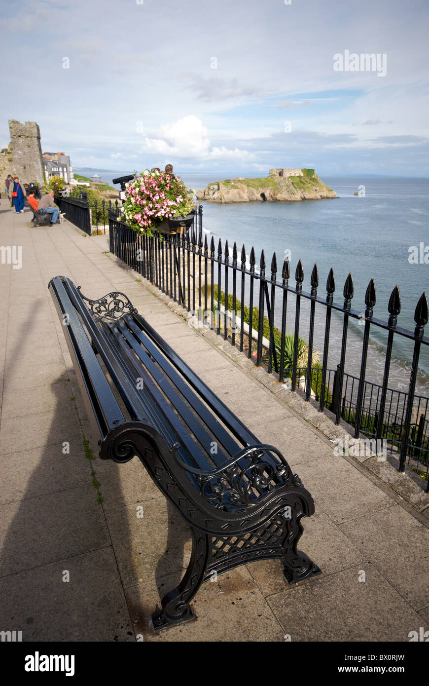 Tenby Pembrokeshire Wales UK Sea Front Esplanade Stock Photo - Alamy