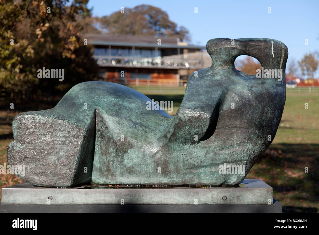 Reclining Figure Bunched by Henry Moore at Yorkshire Sculpture Park ...