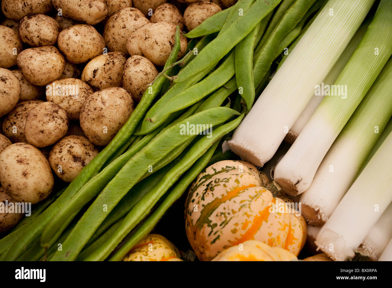 A selection of fresh vegetables Stock Photo - Alamy