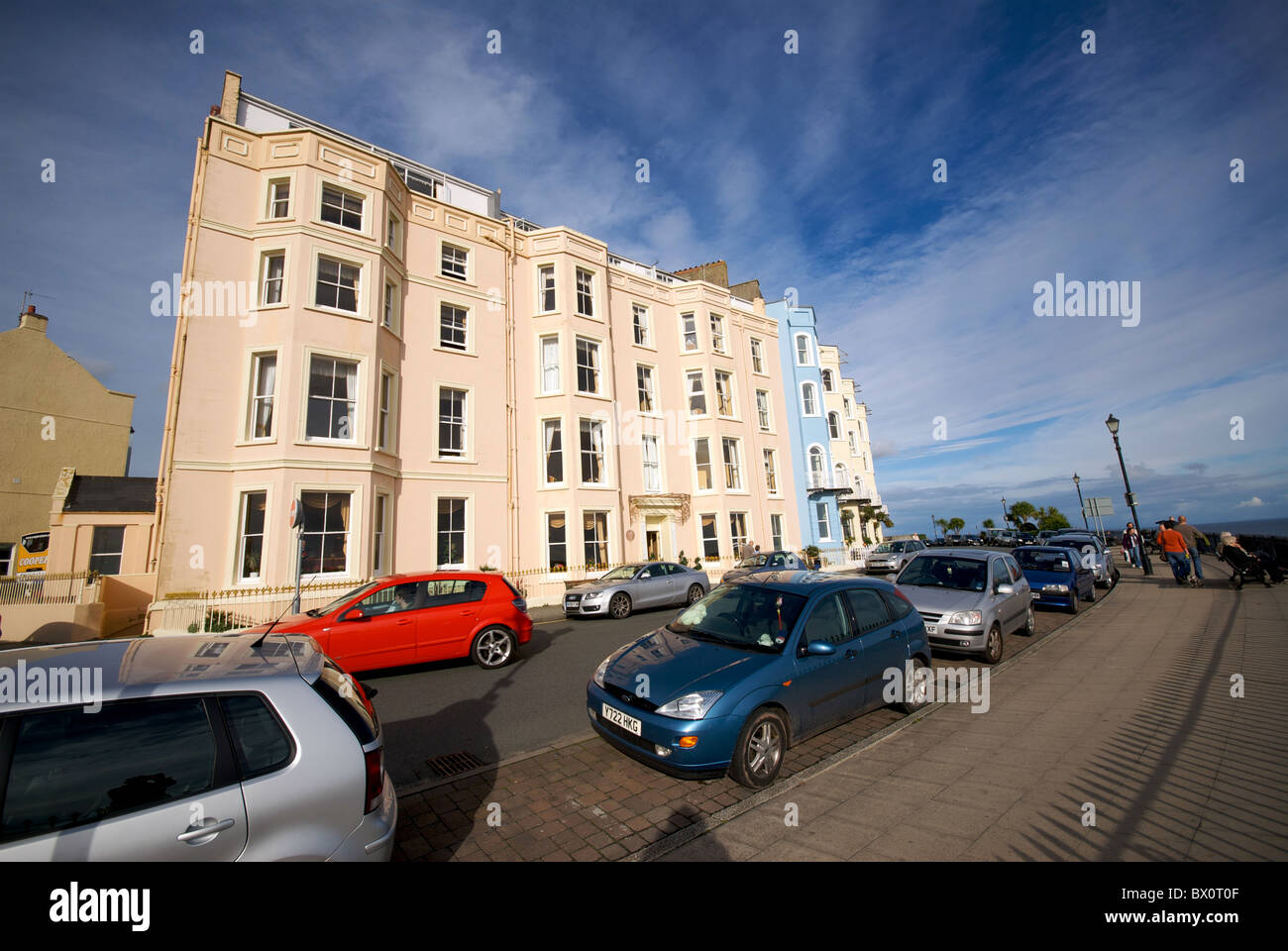 Tenby Pembrokeshire Wales UK Sea Front Esplanade Stock Photo - Alamy
