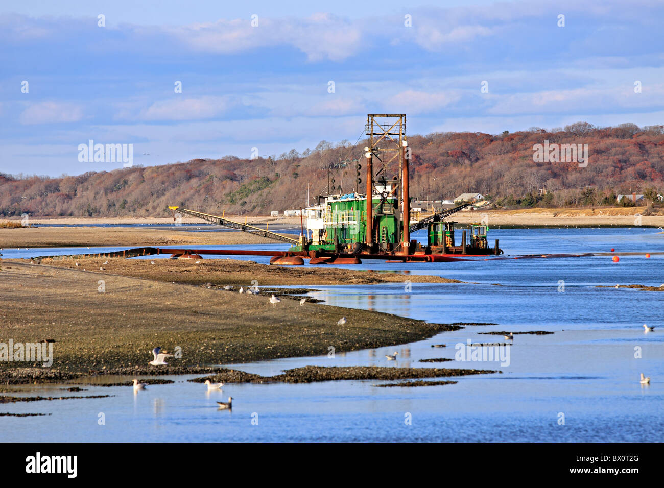 Dredging machine hi-res stock photography and images - Alamy
