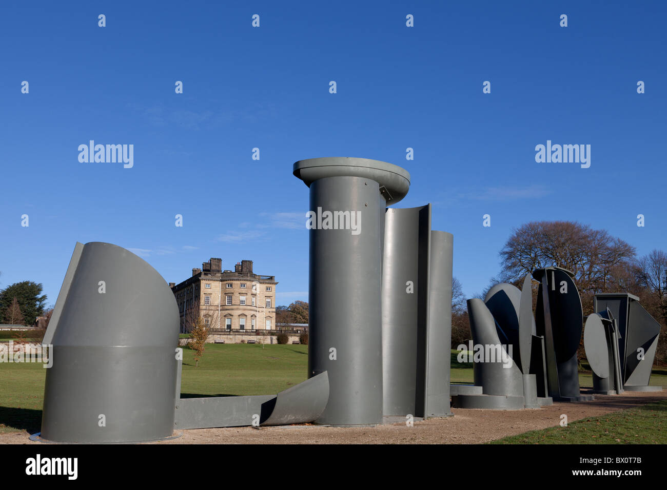Promenade by Anthony Caro at Yorkshire Sculpture Park Stock Photo - Alamy