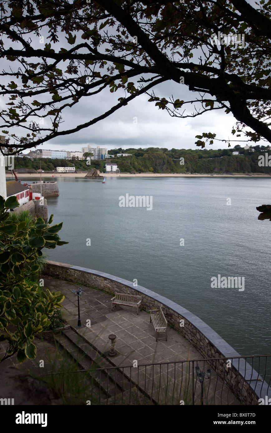 Tenby Pembrokeshire Wales UK Sea Front Esplanade Stock Photo - Alamy
