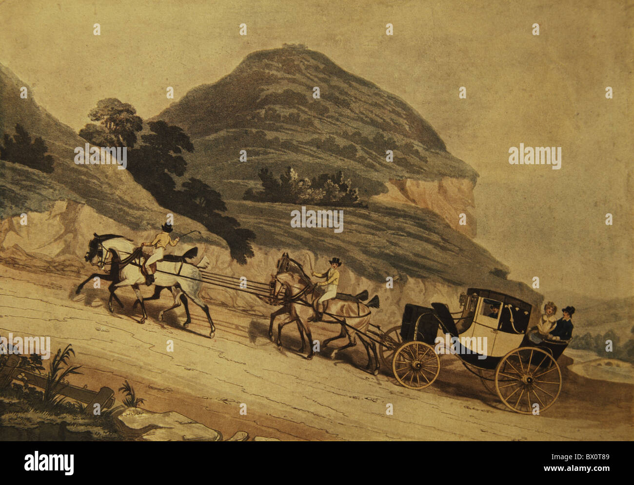 The Newly Elected MP on his way to the House of Commons, 1835 Stock ...