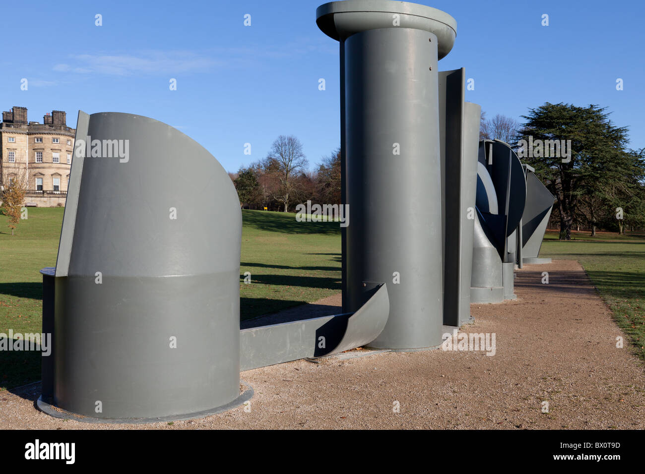 Promenade by Anthony Caro at Yorkshire Sculpture Park Stock Photo - Alamy