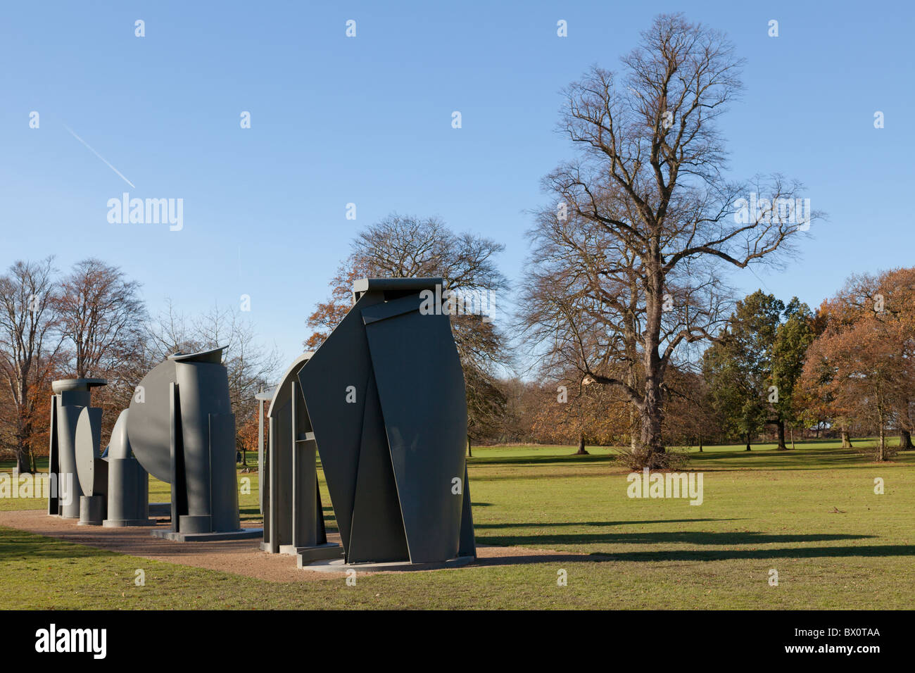 Promenade by Anthony Caro at Yorkshire Sculpture Park Stock Photo - Alamy