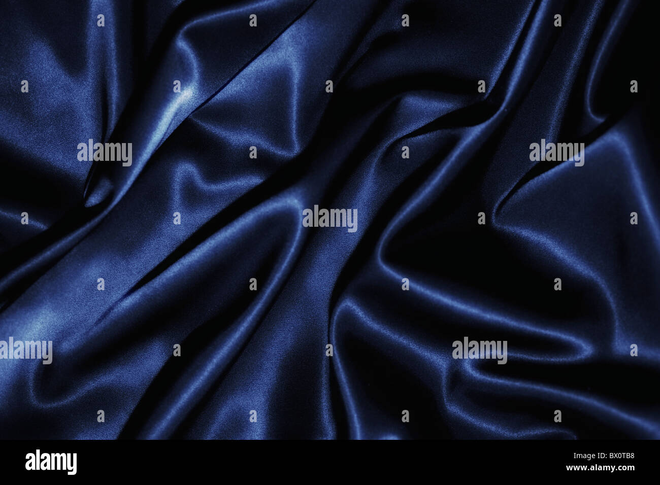 texture of a dark blue silk Stock Photo - Alamy