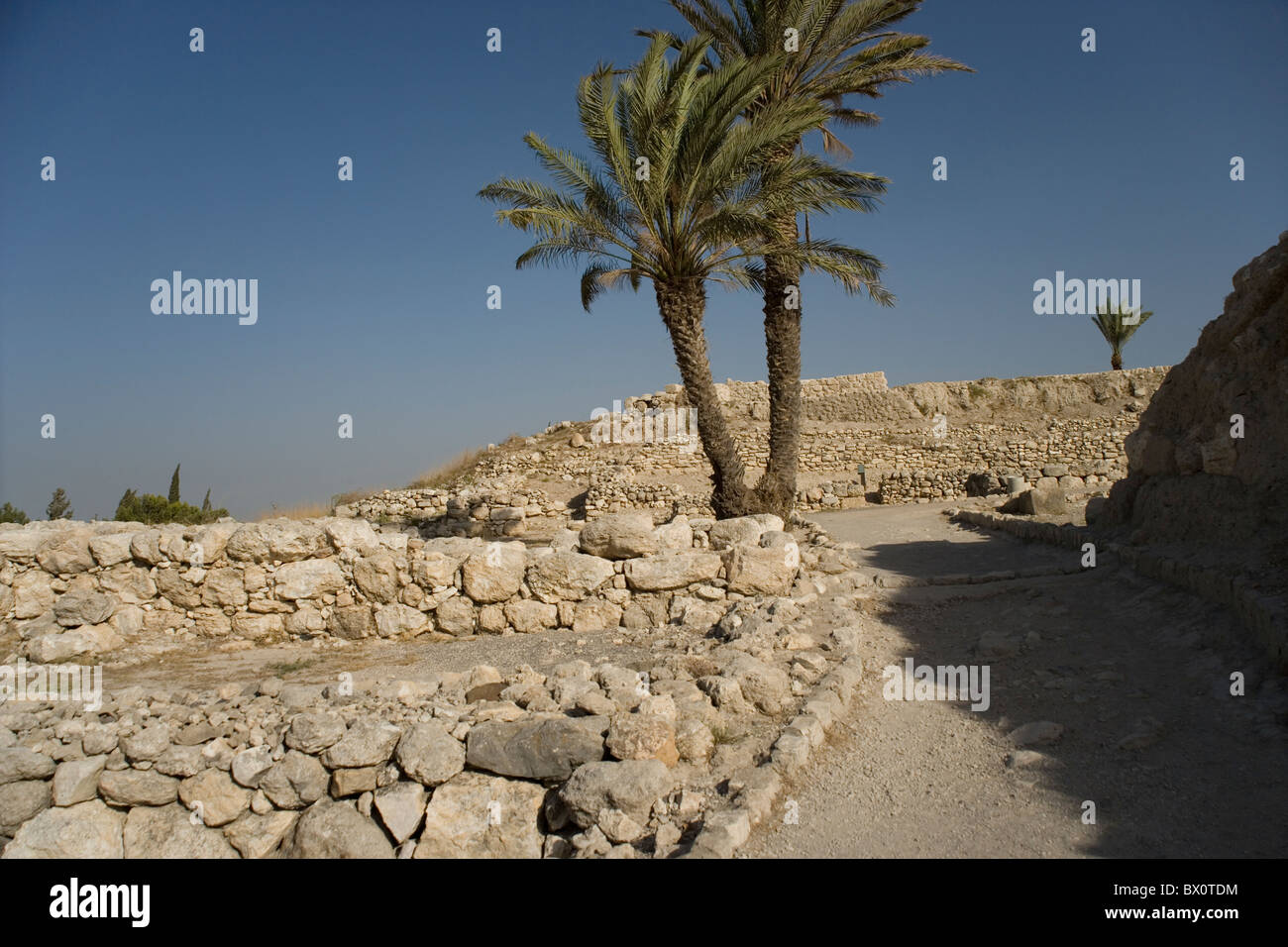 The ancient city of Megiddo or Armageddon a National Park in Israel ...