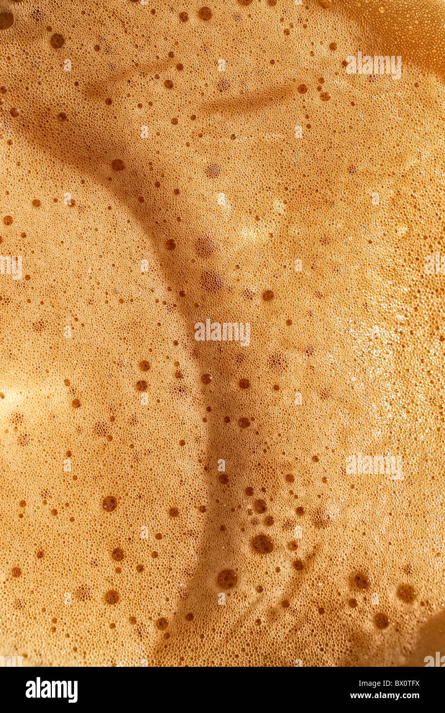 texture of beige coffee foam close up Stock Photo - Alamy