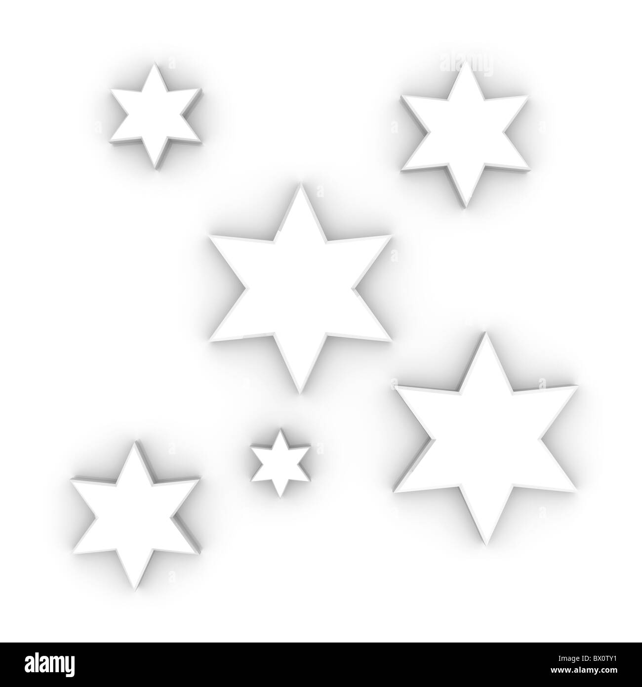 Star shape decor Cut Out Stock Images & Pictures - Alamy