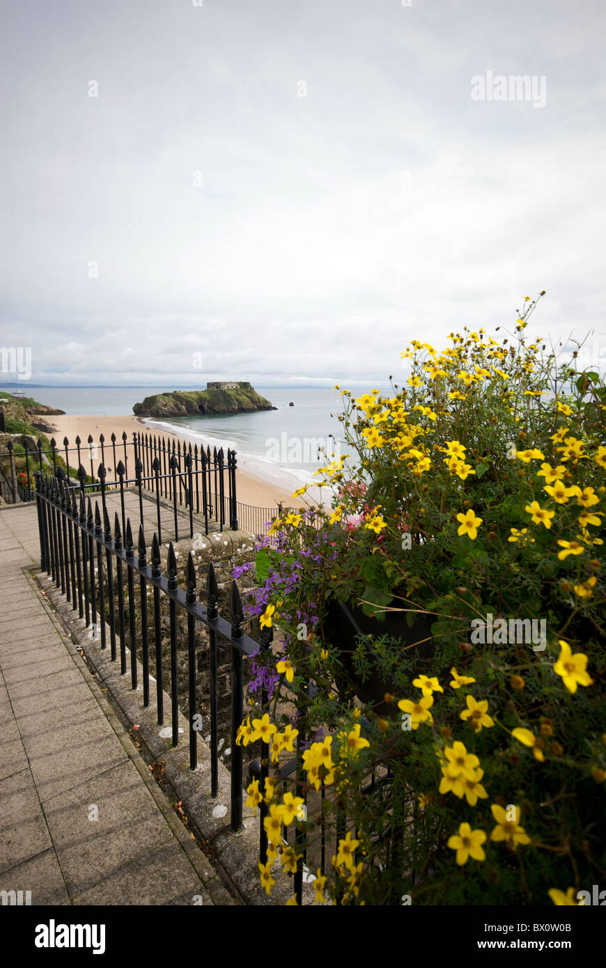 Tenby Pembrokeshire Wales UK Sea Front Esplanade Stock Photo - Alamy