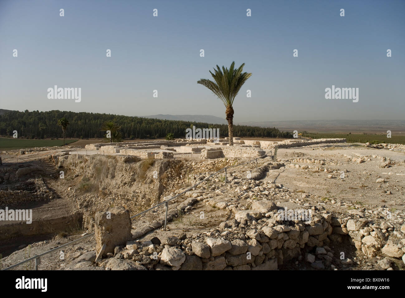 The ancient city of Megiddo or Armageddon a National Park in Israel ...