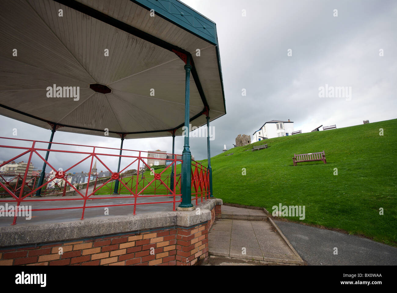 Tenby Pembrokeshire Wales UK Sea Front Esplanade Stock Photo - Alamy
