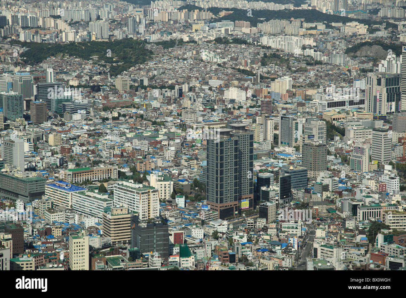 Overview, Cityscape, Seoul, South Korea, Asia Stock Photo - Alamy