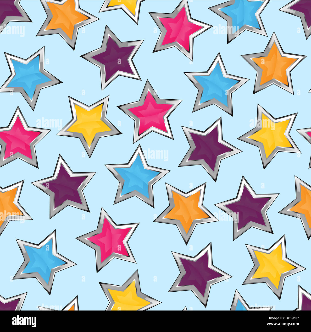 Seamless starry pattern Stock Photo - Alamy