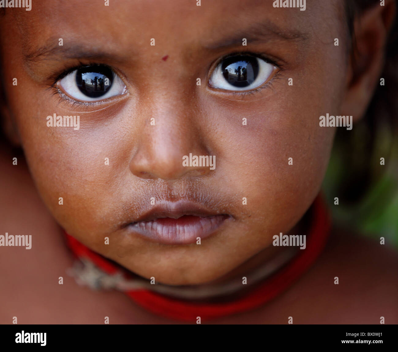 cute girl Andhra Pradesh South India Stock Photo - Alamy